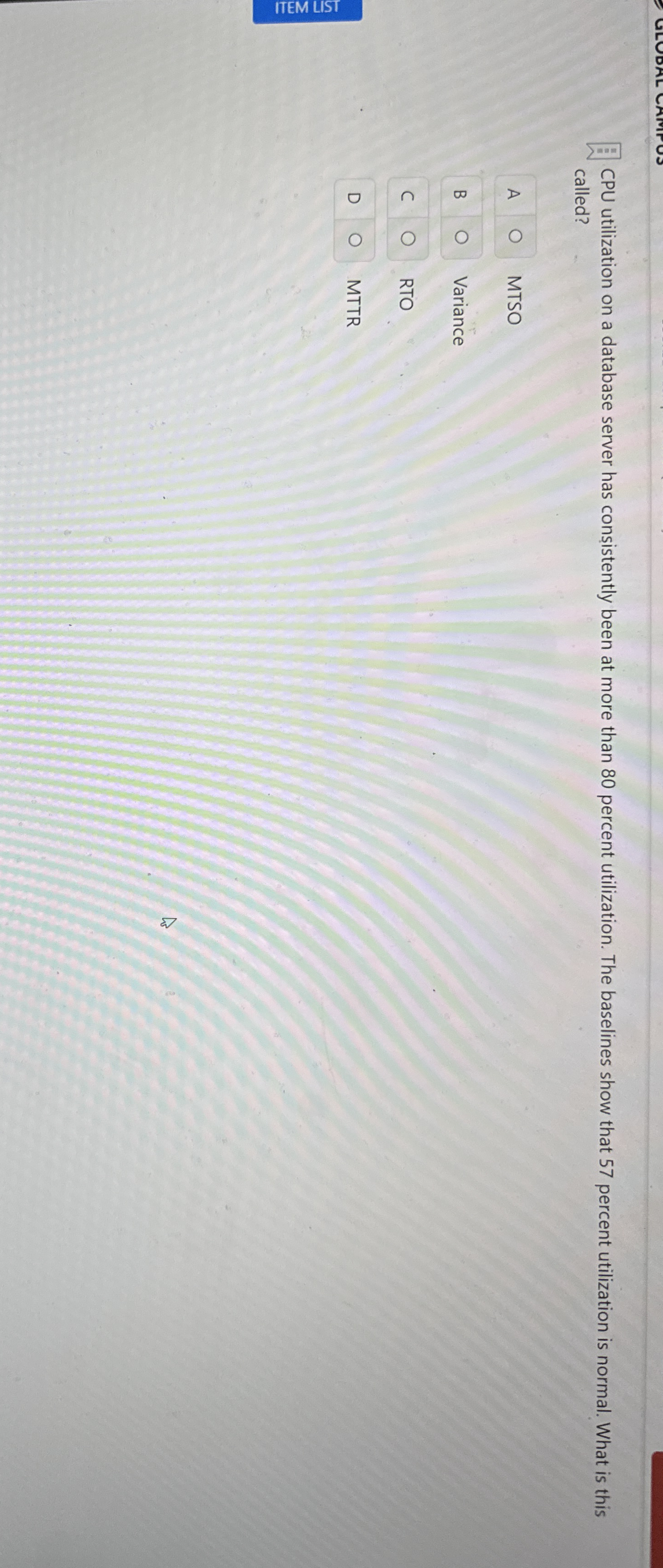 Solved CPU utilization on a database server has conșistently | Chegg.com