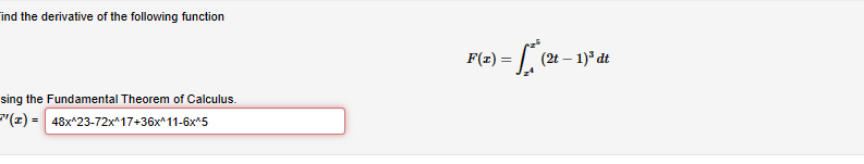Solved ind the derivative of the following | Chegg.com