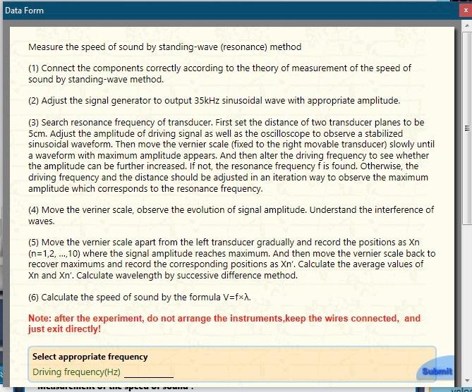 Solved ( physics experiment ) measurment of the speed of | Chegg.com