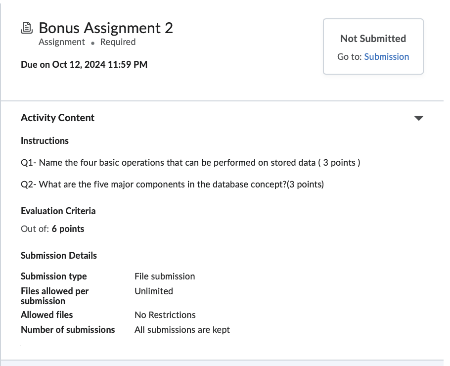 Solved Activity ContentInstructionsQ1- ﻿Name the four basic | Chegg.com
