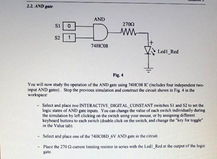Solved 2. Introduction to Logic Gates In this section you | Chegg.com