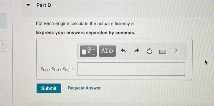 Solved (Figure 1) shows three heat engines. Figure 1 of 11 | Chegg.com