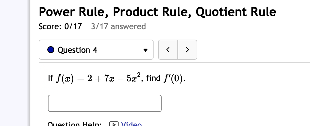 Solved Power Rule, Product Rule, Quotient RuleIf | Chegg.com