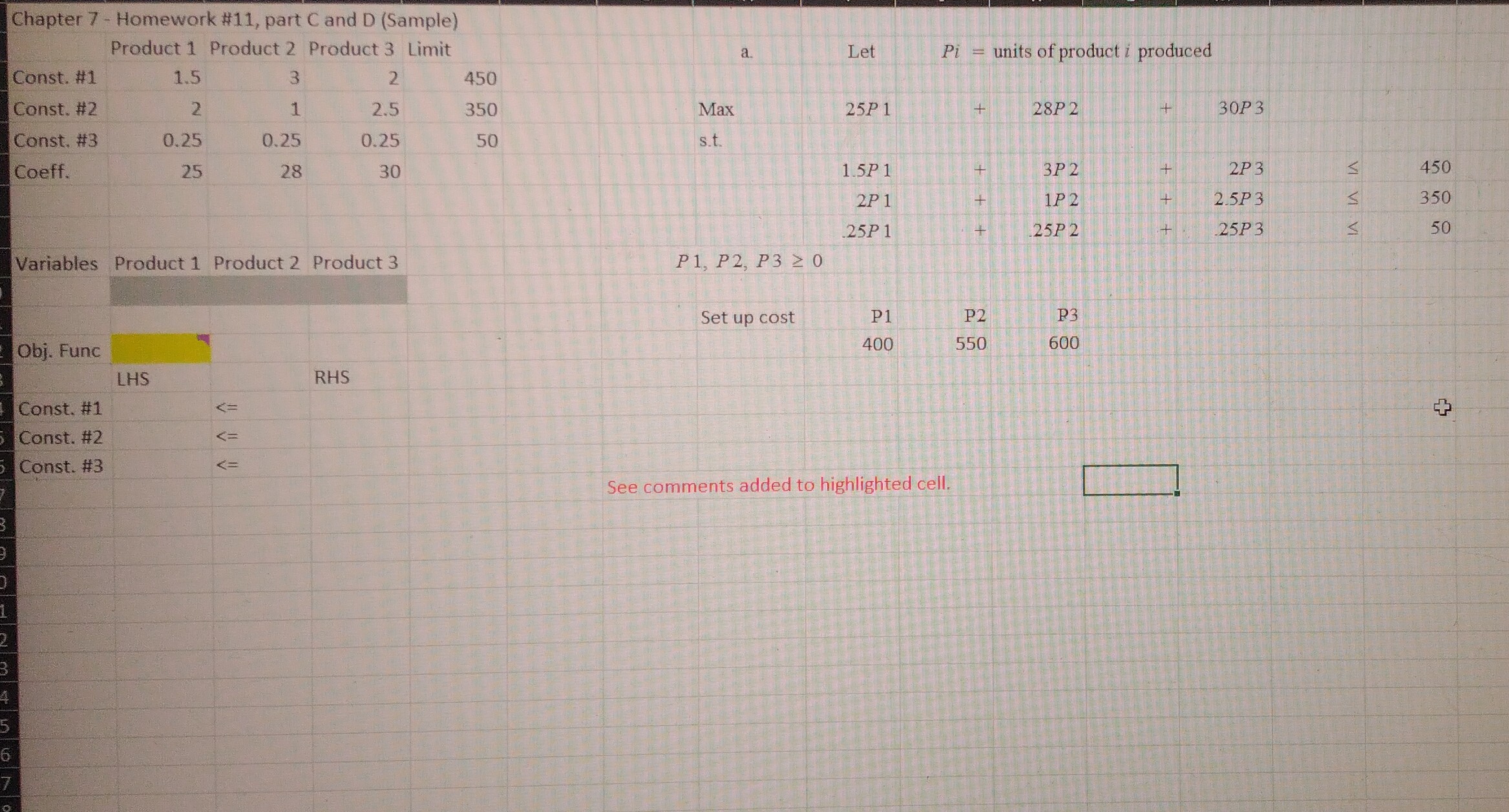 Solved c. ﻿After evaluating the solution obtained in part | Chegg.com