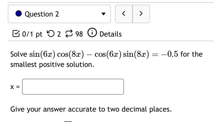 Solved Simplify cos(x−π) to a single trig function using a | Chegg.com
