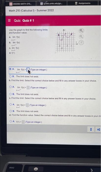 Solved 20225S-MATH-210... Assignments Math 210 (Calculus I) | Chegg.com