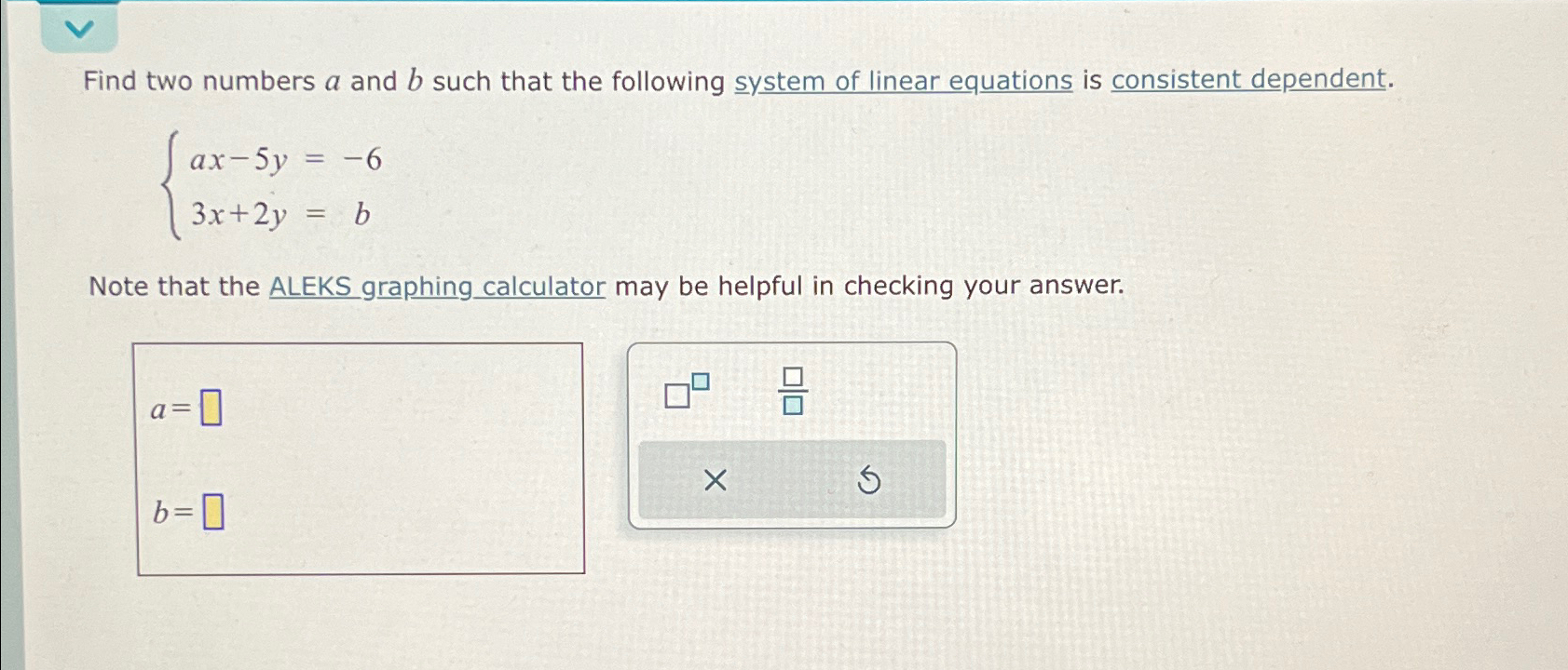 Solved Find two numbers a and b ﻿such that the following | Chegg.com
