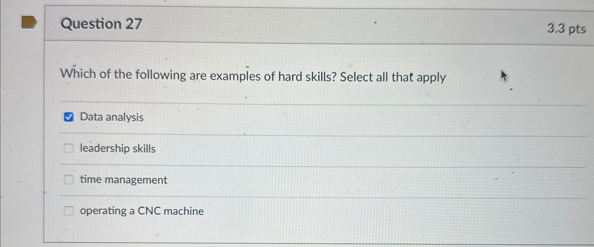 Solved Question 27Which of the following are examples of | Chegg.com