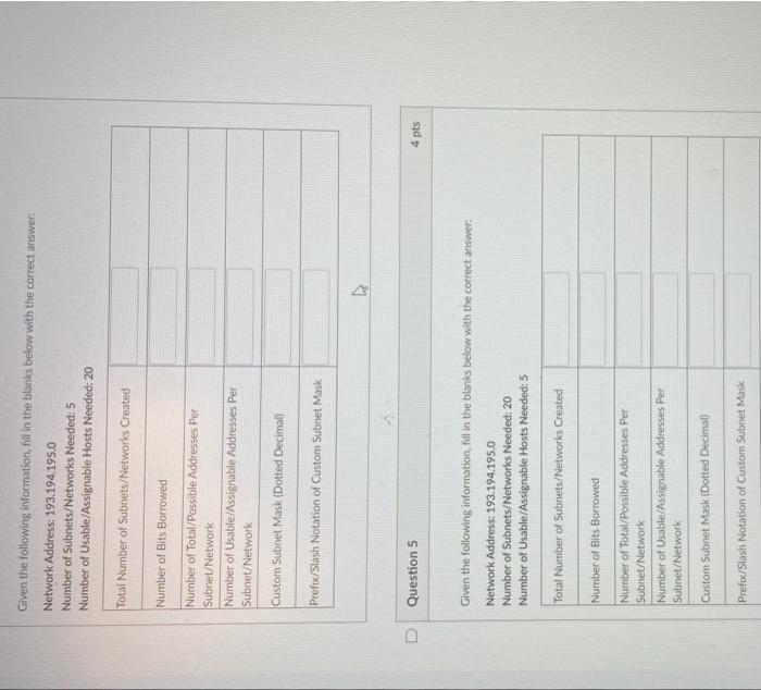 Solved Civen the following information. fill in the blanks | Chegg.com