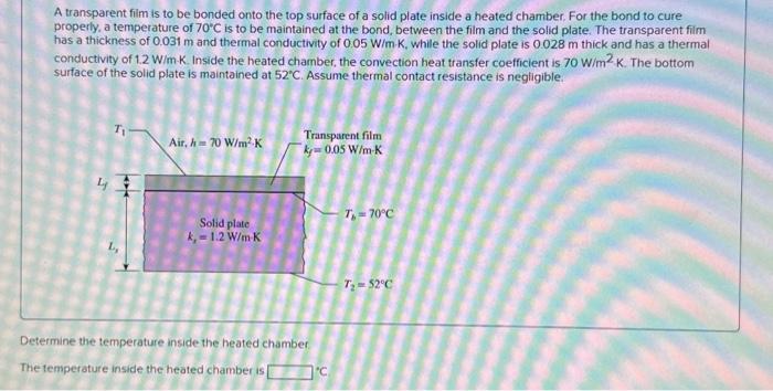 Solved A transparent film is to be bonded onto the top | Chegg.com
