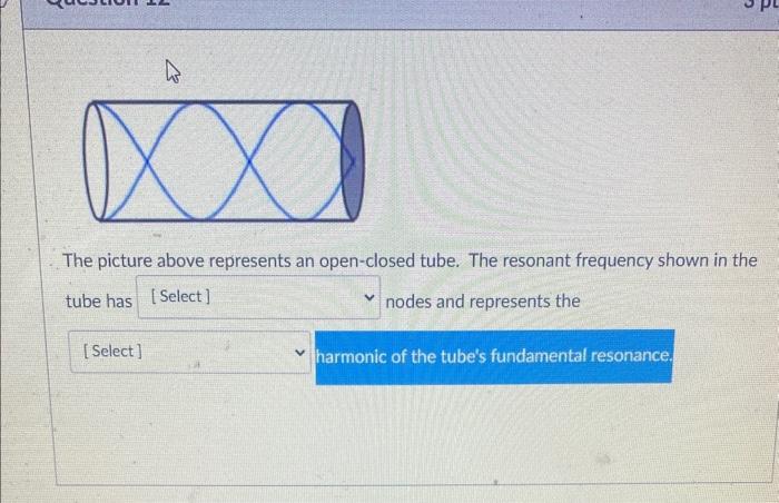 Solved The picture above represents an open-closed tube. The | Chegg.com