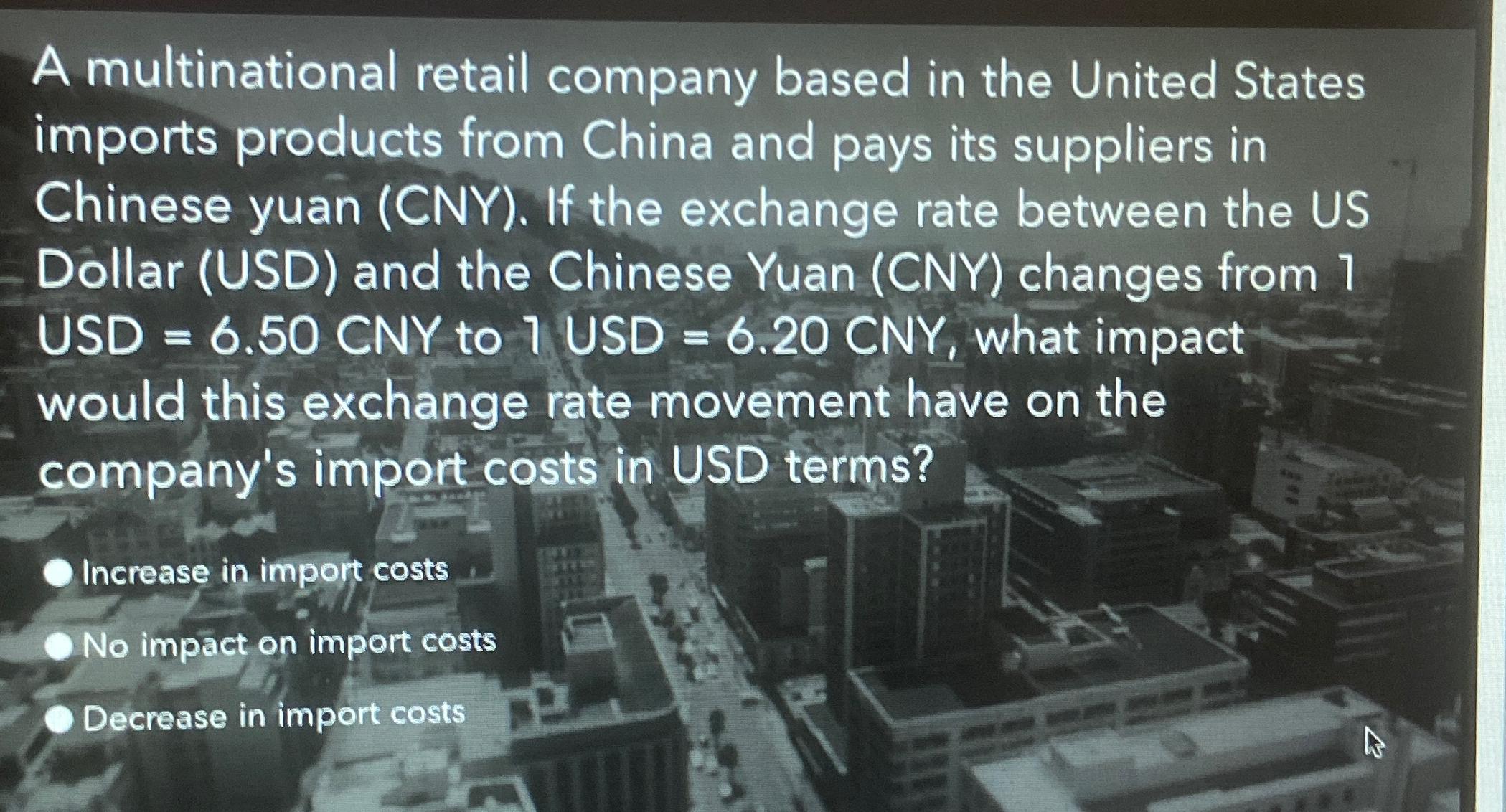 Solved A multinational retail company based in the United | Chegg.com