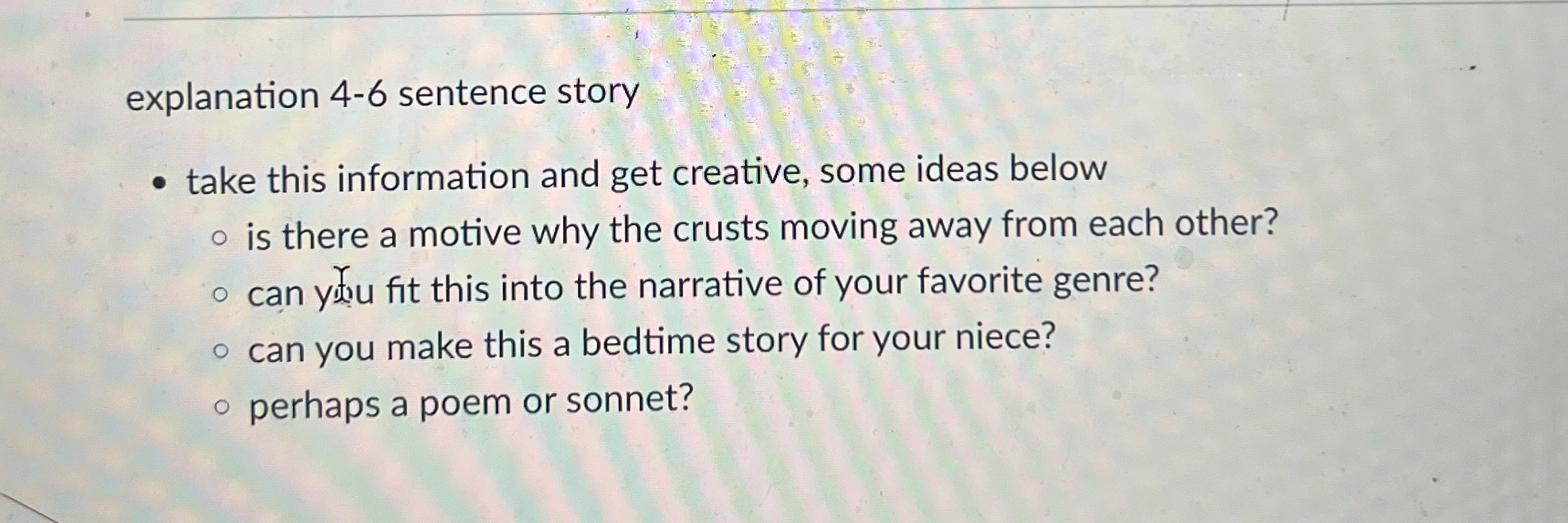 Solved explanation 4-6 ﻿sentence storytake this information | Chegg.com