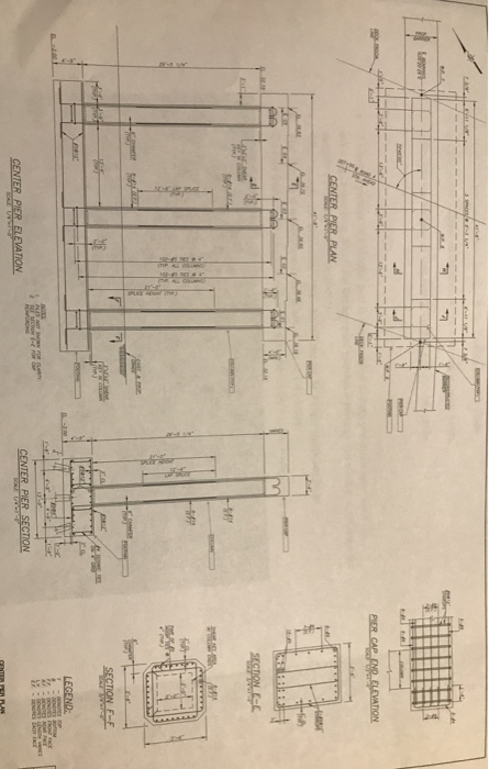 Solved Use the drawing of a bridge pier sent with this | Chegg.com