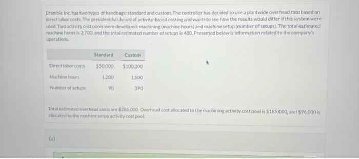 Solved Determine the difference in allocation between the | Chegg.com Solved Determine the difference in allocation between the | Chegg.com