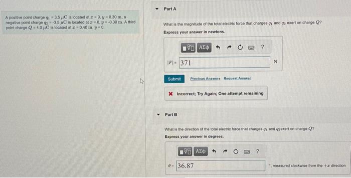 Solved A positive point charge q1=3,5,1C is localod at | Chegg.com