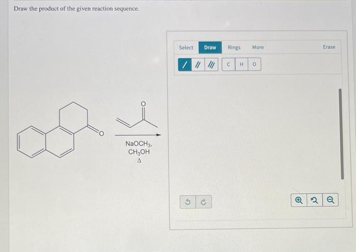 Solved Draw the product of the given reaction sequence. | Chegg.com