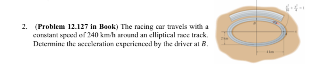 Solved 2. (Problem 12.127 ﻿in Book) ﻿The racing car travels | Chegg.com