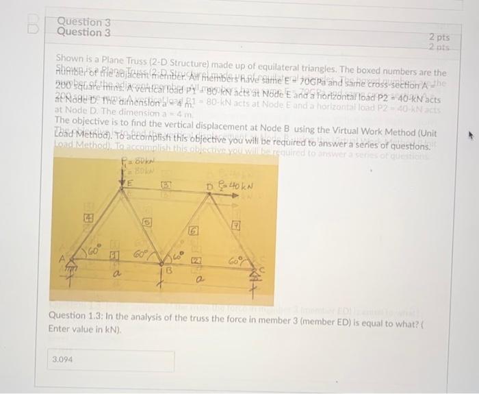 Shown is a Blane Fruss (2 B Structure) made up of | Chegg.com