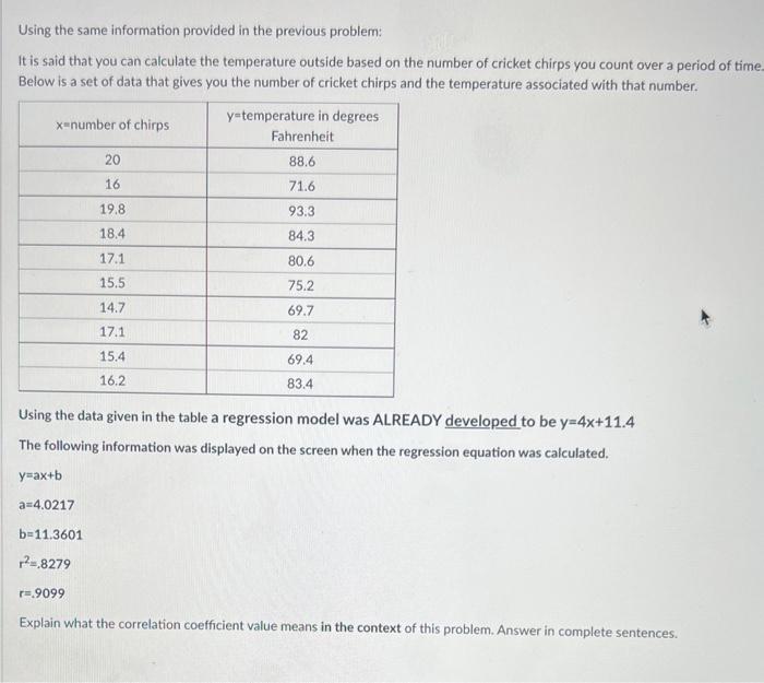 Solved Using the same information provided in the previous | Chegg.com