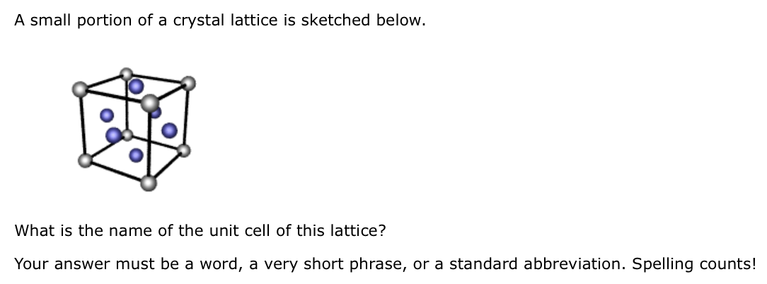 Solved A small portion of a crystal lattice is sketched | Chegg.com