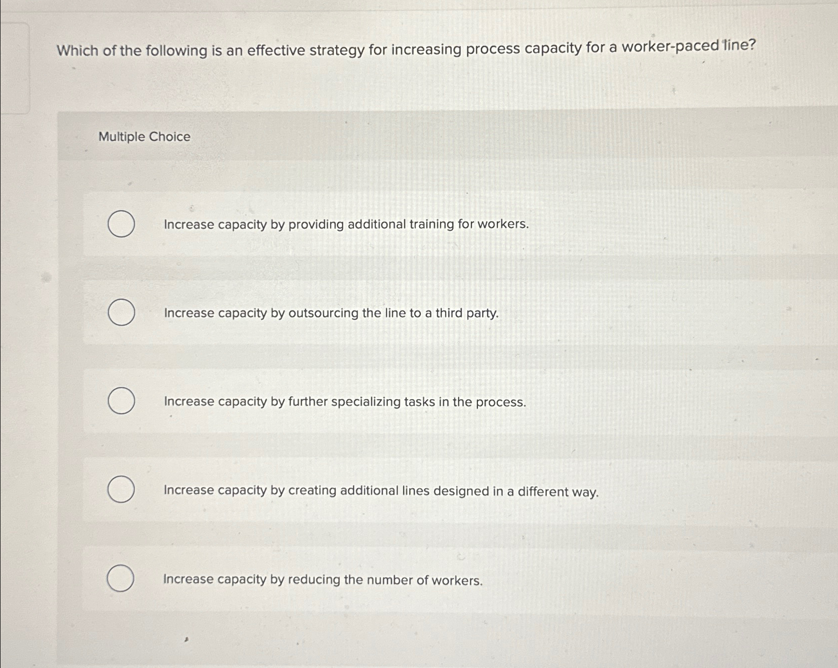 Solved Which of the following is an effective strategy for | Chegg.com