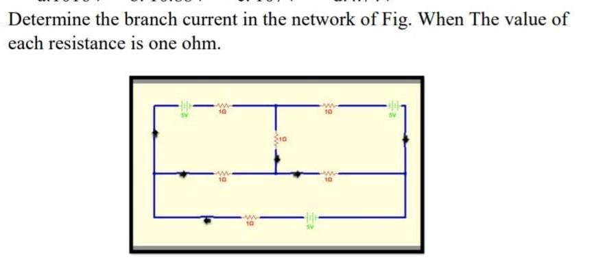 Solved Determine the branch current in the network of Fig. | Chegg.com