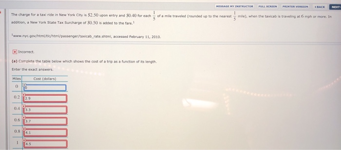 Solved MESSAGE MY INSTRUCTOR FULL SCREEN PRINTER VERSION | Chegg.com