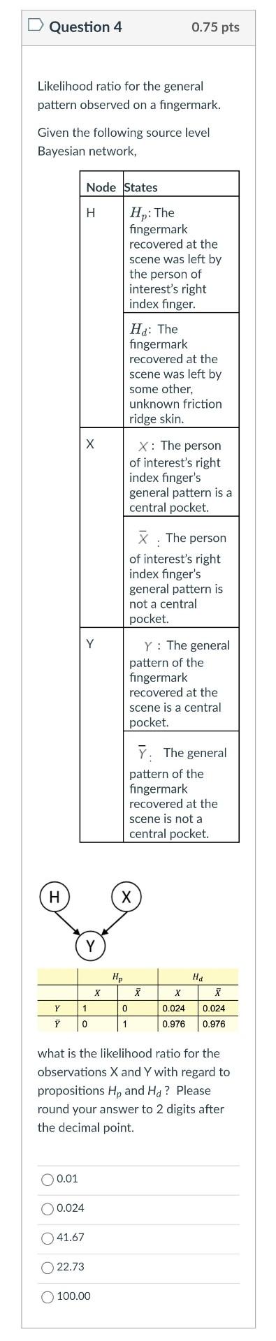 Solved Likelihood ratio for the general pattern observed on | Chegg.com