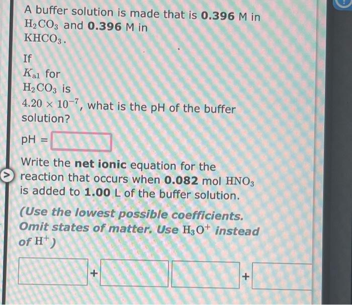 Solved A buffer solution is made that is 0.482M in HNO2 and | Chegg.com