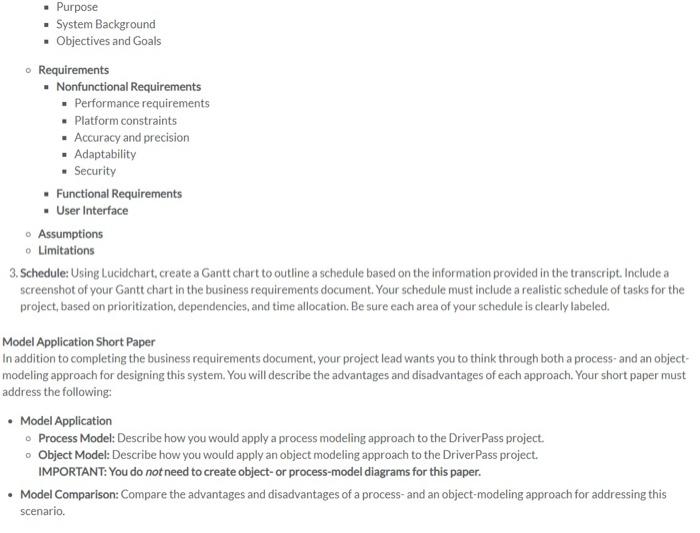 Solved - Requirements - Nonfunctional Requirements - | Chegg.com