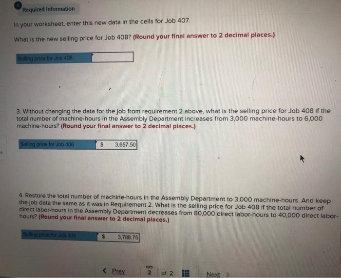 Solved Chapter 2: Applying Excel: Exercise (Part 2 of 2) 2. | Chegg.com