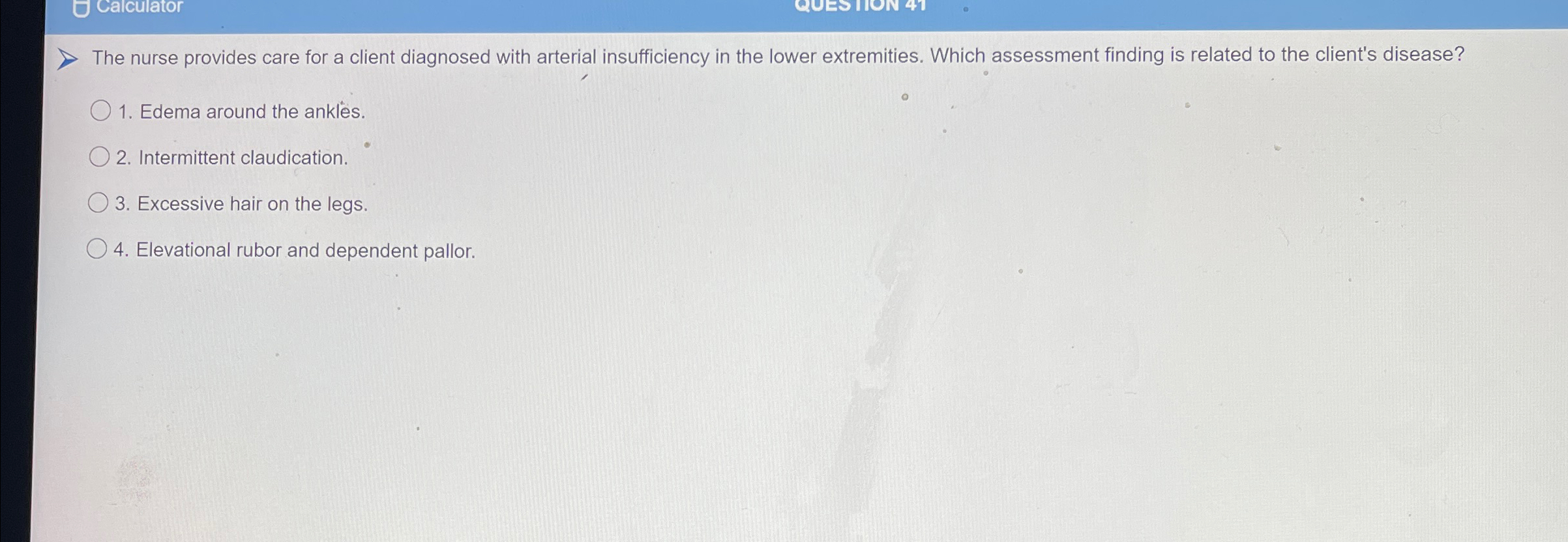 CalculatorThe nurse provides care for a client | Chegg.com