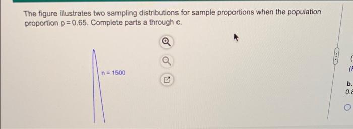 [Solved]: The figure illustrates two sampling distributions