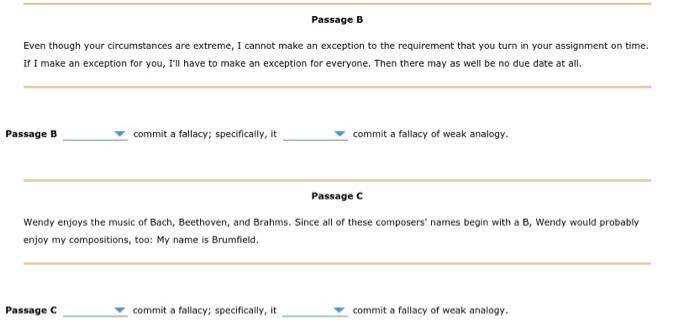 Solved 6. Weak Analogy In this exercise, you will practice | Chegg.com