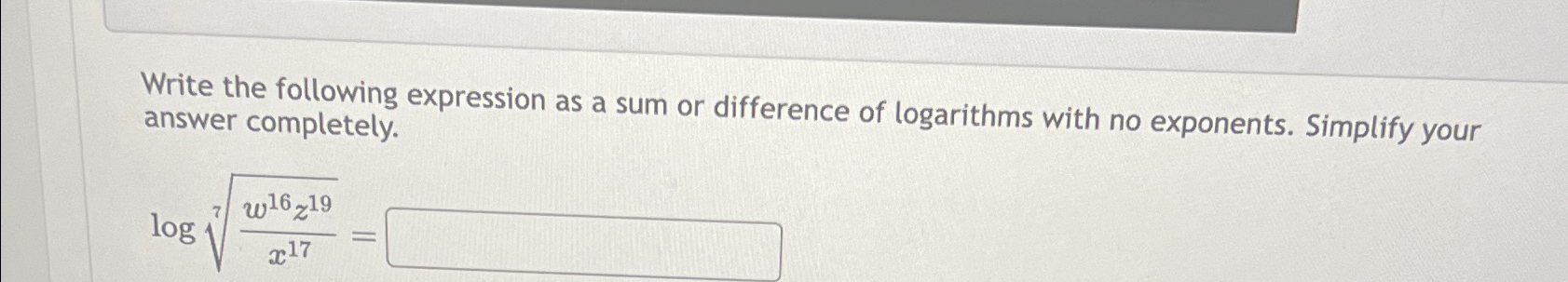 Solved Write the following expression as a sum or difference | Chegg.com
