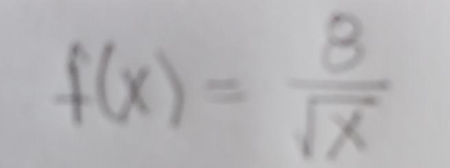 Solved find the derivative f(x)=8x2 | Chegg.com