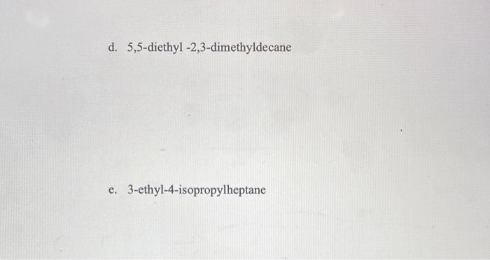 Solved 4. Each of the following IUPAC names is incorrect. | Chegg.com