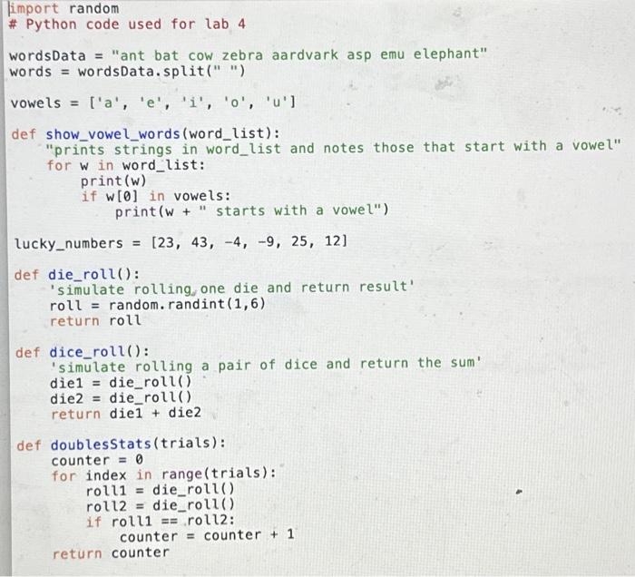 Solved Refer to picture and answer the following questions | Chegg.com