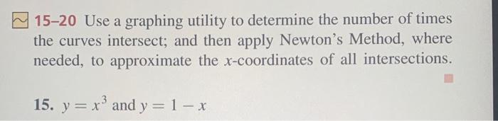 Solved 15-20 Use a graphing utility to determine the number | Chegg.com