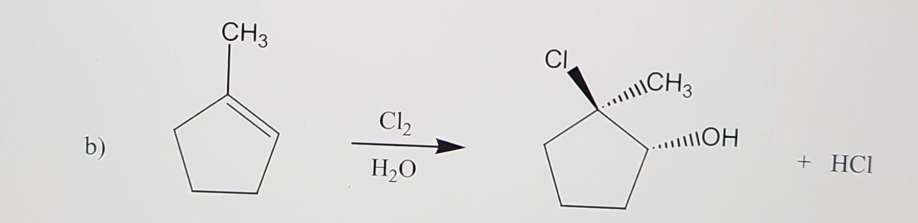 Solved Draw the mechanism and explain the dash and wedge | Chegg.com