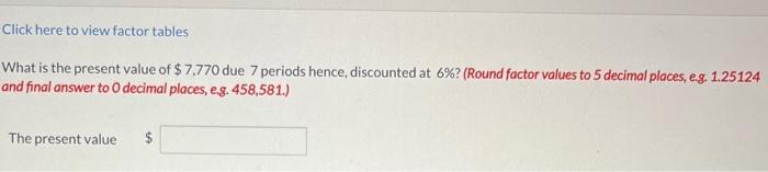 Solved Using the appropriate interest table, answer each of | Chegg.com