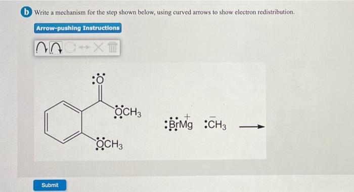 Solved b Write a mechanism for the step shown below, using | Chegg.com