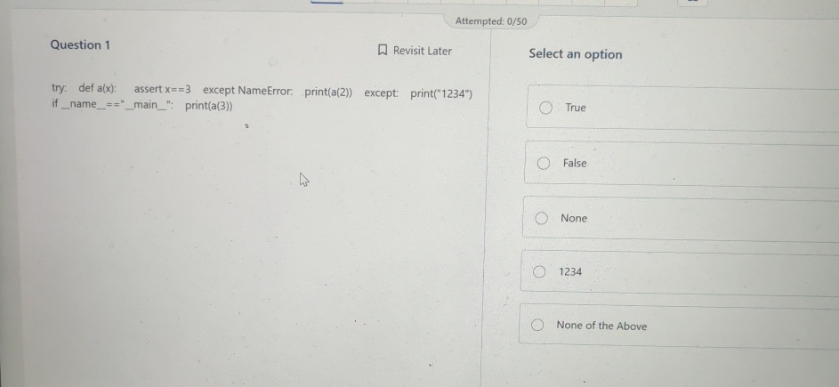 Solved Attempted 050question 1try Def Ax Assert X3