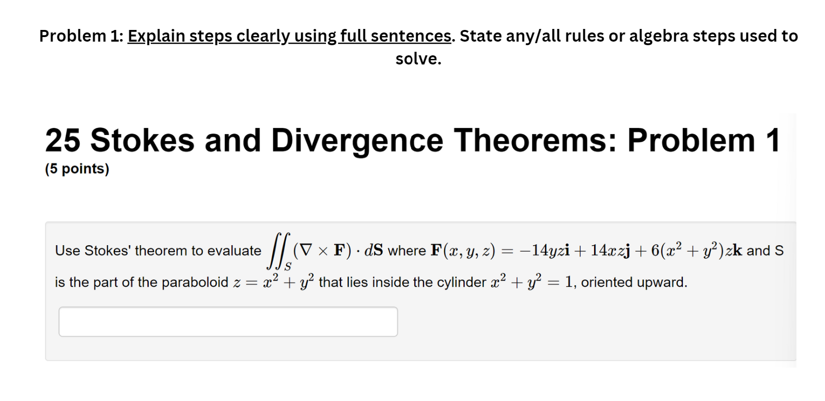 Solved Use Stokes' theorem to evaluate ∬S(grad×F)*dS ﻿where | Chegg.com