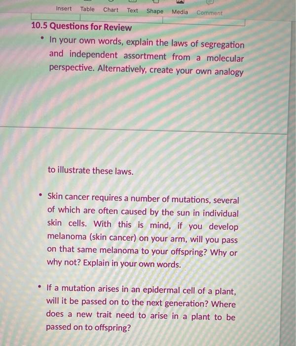 Solved Comment Insert Table Chart Text Shape Media 4. | Chegg.com