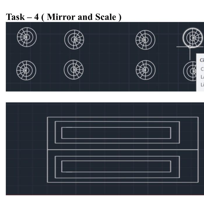 Solved Task – 4 ( Mirror and Scale ) - 7 Gi © С La LE | Chegg.com