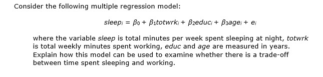 Solved Consider the following multiple regression | Chegg.com