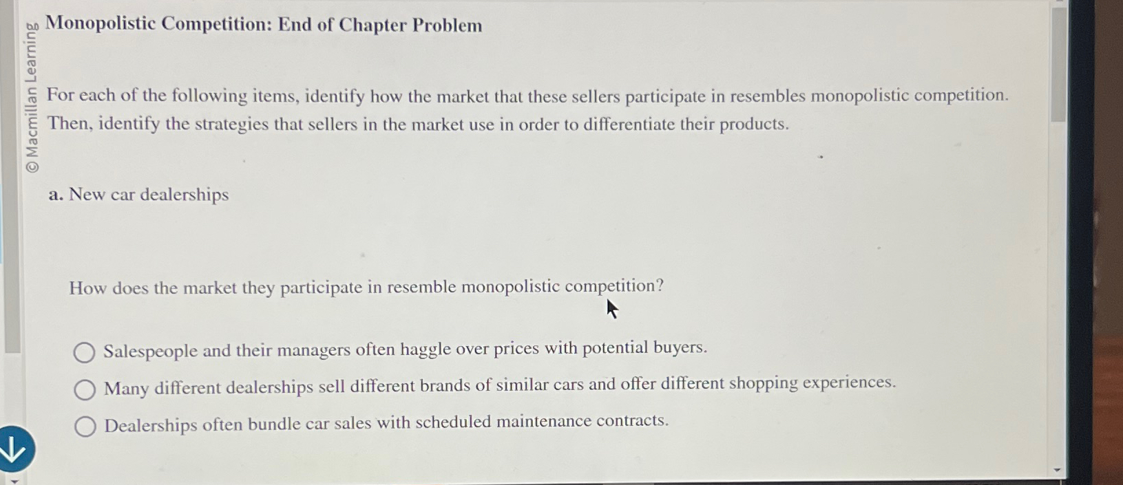 Solved ao Monopolistic Competition: End of Chapter | Chegg.com