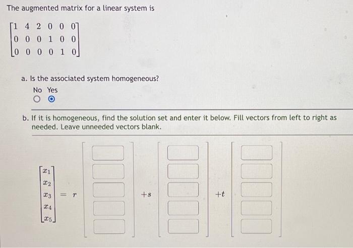 Solved Please help me solve this linear algebra problem, and | Chegg.com